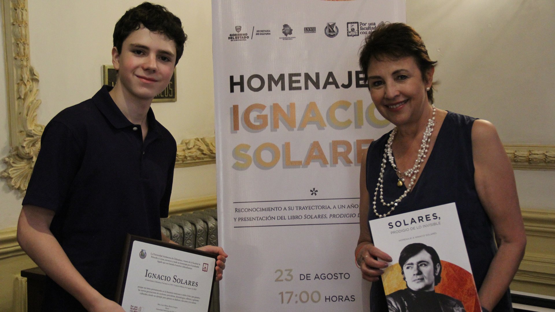 La Facultad de Filosofía y Letras rinde homenaje a Ignacio Solares en la Quinta Gameros